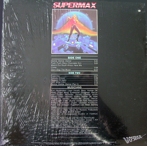 Виниловая пластинка Supermax - Supermax, CAN, страна производства: Supermax, страна производства ...